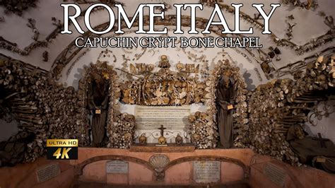 🦴💀 Explore The Capuchin Crypt Romes Bone Chapel Of Skulls