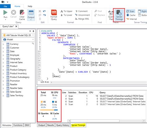 SQL SERVER Becoming A More Effective DAX Developer With DAX Studio Notes From The Field 134