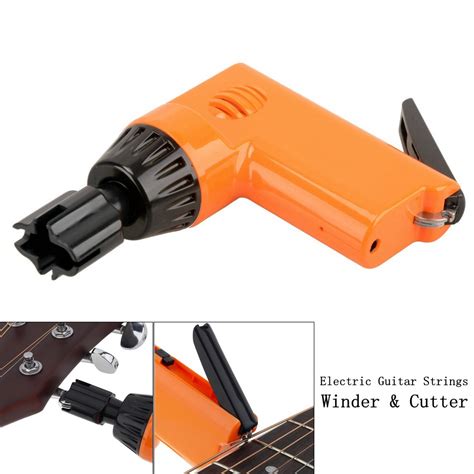 Electric Automatic Guitar Strings Winder With String Cutter Shopee
