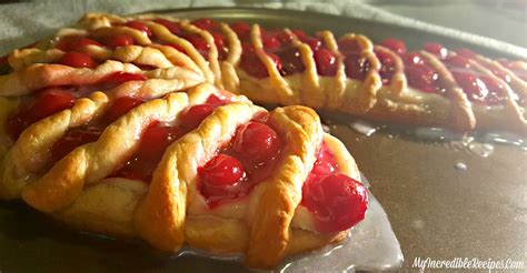 Candy Cane Cheese Danish My Incredible Recipes