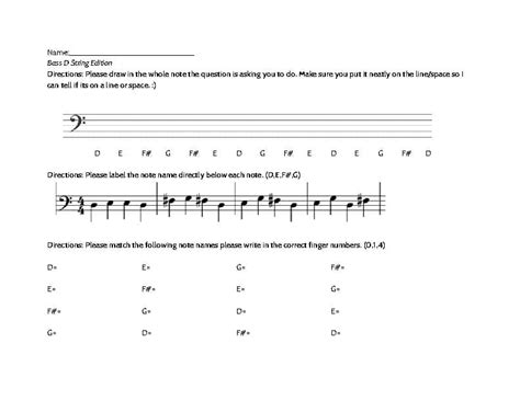 Orchestra Note Labeling Worksheet By Megsmusic Tpt