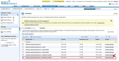Installing Internet Explorer 90 Using Desktop Central Manageengine Blog