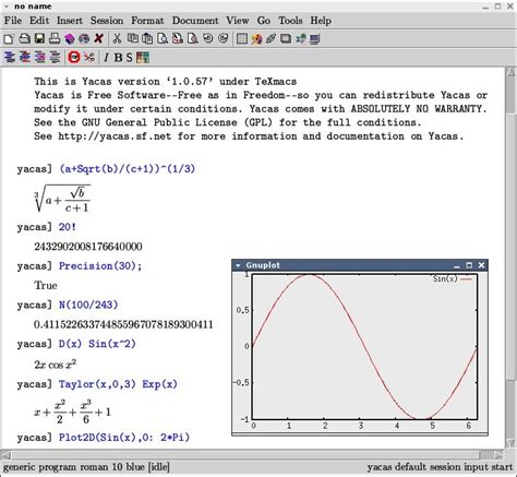 Yacas Yet Another Computer Algebra System Gratis Download Von Heisede