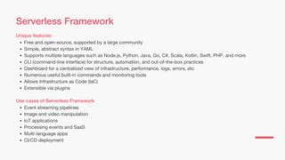 Serverless Frameworks Pdf