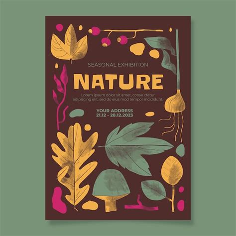 Botany Poster Vectors And Illustrations For Free Download