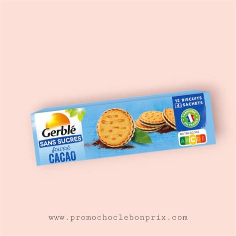 Gerble Sans Sucre Fouree Cacao Promochoc Le Bon Prix