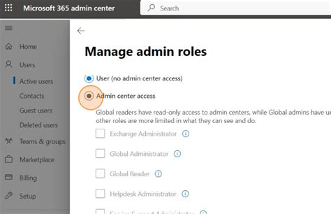 Accessing And Managing User Roles In Microsoft Admin Center BEMO Docs