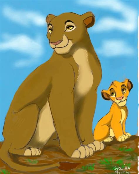 The Lion King Sarabi And Simba