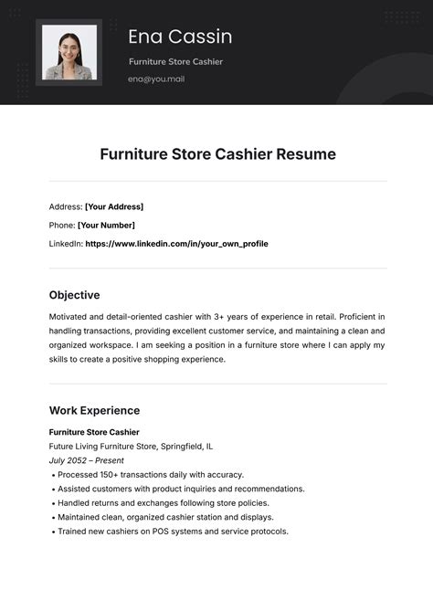 Grocery Store Cashier Resume Free Grocery Cashier Resume Templates For
