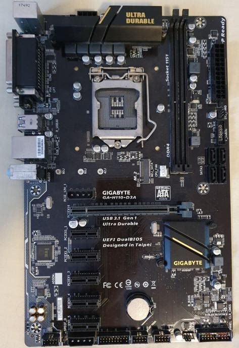 Matična Gigabyte GA-H110-D3A | LGA 1151