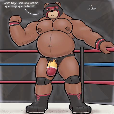 Rule 34 Alanottaviano Anthro Barazoku Bear Belly Brown Bear Brown