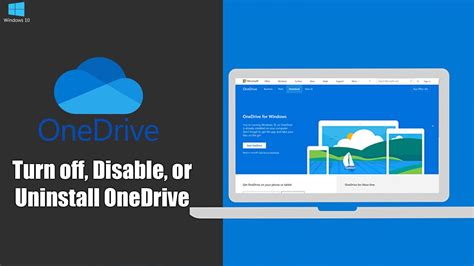 How To Turn Off Disable Or Uninstall OneDrive YouTube