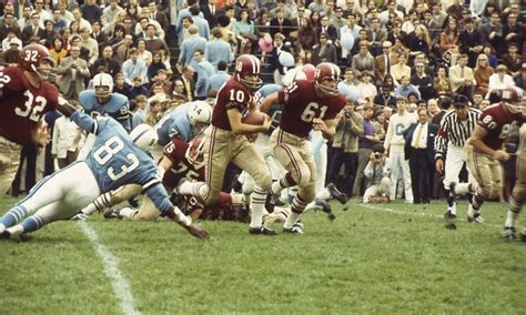 Actor Tommy Lee Jones Blocking For Crimson Tide School Football