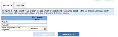 solved problem 16 19 using net present value and internal