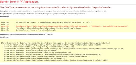 Aspnet Convert Calendar Date Format In Monthdayyear To Date Object With Daymonthyear