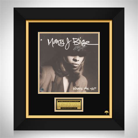 Mary J Blige Whats The 411 Lp Cover Limited Signature Edition