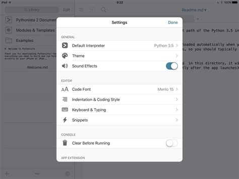 pythonista 3 python 3をサポートしたios用の本格的開発環境 ソフトアンテナ