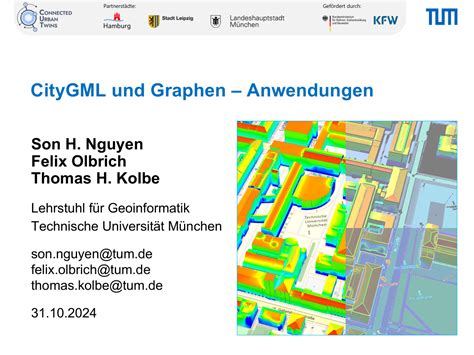 New Webinars On New Features In Citygml 30 And Its Graph Based Applications Cut Academy