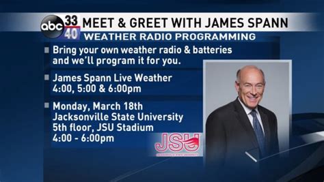 Get Your Weather Radio Programmed With James Spann In Jacksonville