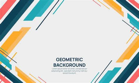premium vector vector flat gradient geometric background