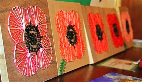 Poppy String Art By Mrs E String Art Diy String Art Art Diy