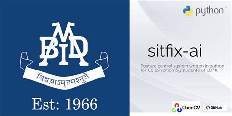 Github Avirsaha Sitfix Ai Posture Control System Developed In Python