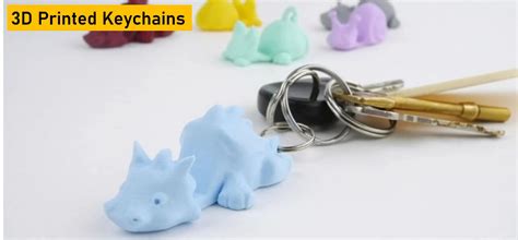 3d Printed Keychain Custom 3d Printed Keychain Aurum3d