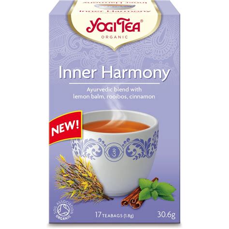 Yogi Organic Inner Harmony Tea - 17 Bags - Yogi Tea