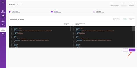 Atualizar Especificação DHuO API Data Integration