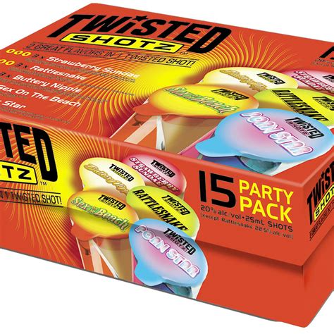 Twisted Shotz Sexy Party Pack 100ml Yankee Spirits