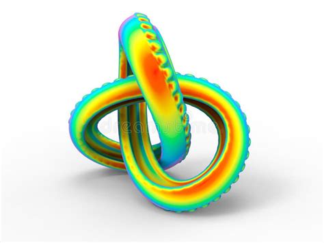 Intertwined Loops Illustration Stock Illustration Illustration Of Colors Render 80408125