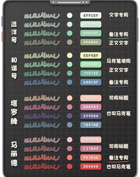 Hex Codes For Goodnotes Etc Etsy In 2025 Color Coding Notes Hex Color Palette Good Notes