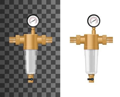 Premium Vector House Water Sediment Filter System Vector Mockup Premium Vector House Water Sediment Filter System Vector Mockup