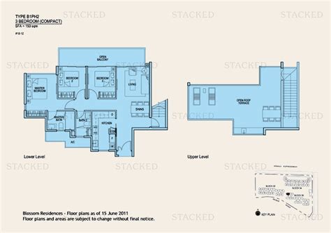 Stacked Homes Blossom Residences Singapore Condo Floor Plans Images