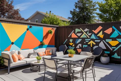 Unique Backyard Mural Ideas For Outdoor Garden And Fence Basic Home Diy