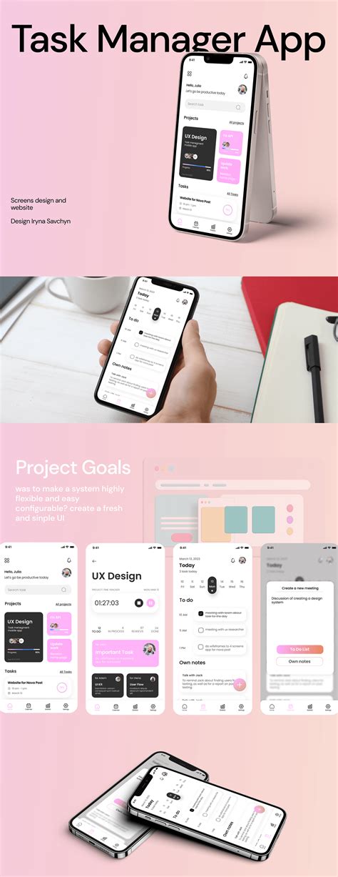 Task Manager App UI Design Website Task Manager On Behance Task Manager App UI Design Website Task Manager On Behance
