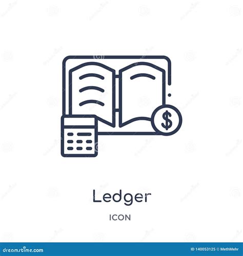 Ledger Icon Vector Illustration 325374920