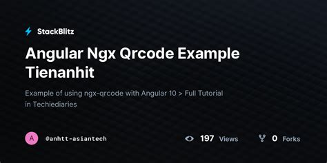 angular ngx qrcode example tienanhit stackblitz