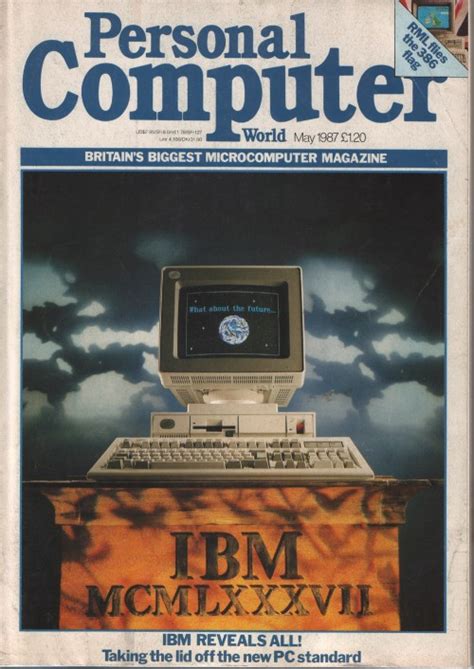 Personal Computer World May 1987 Magazine Computing History