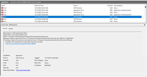 Solved Faulting Application Aacambientlightingexe And Ar Page 21