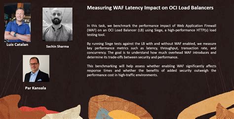 Measure Oracle Cloud Infrastructure Web Application Firewall Latency