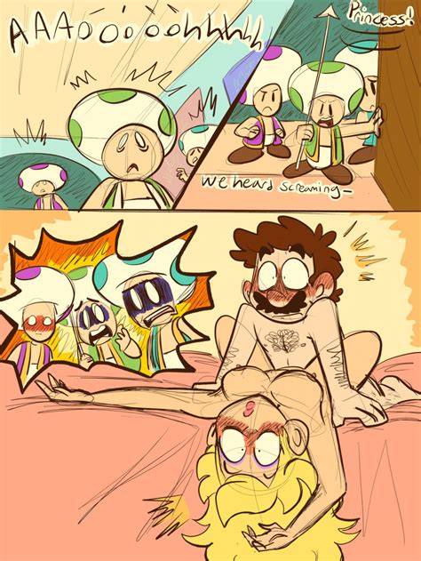 Rule 34 Bedroom Blonde Hair Blushing Breasts Brown Hair Caught Caught