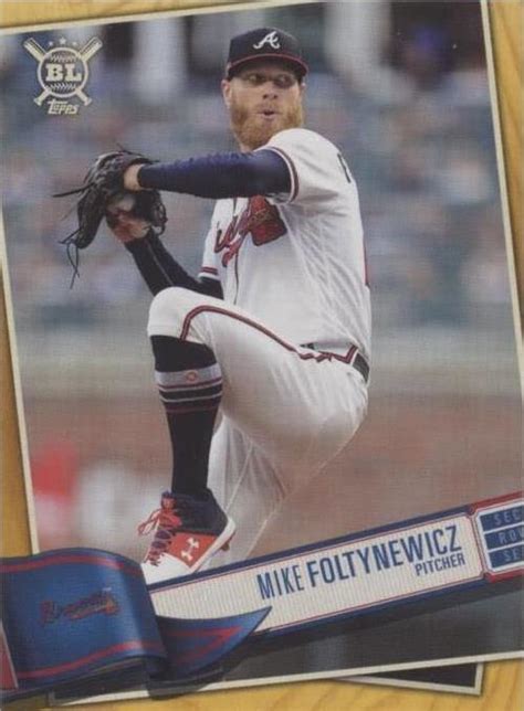 2019 Topps Big League Mike Foltynewicz 197 Gold For Sale Online Ebay