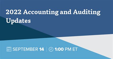 Capincrouse Llp On Linkedin 2022 Accounting And Auditing Updates