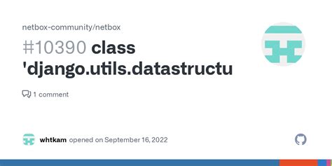 Class Django Utils Datastructures MultiValueDictKeyError Issue Netbox Community