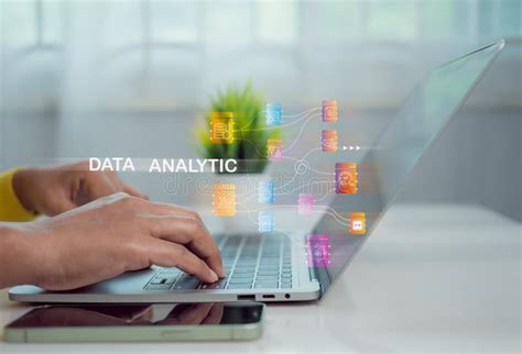 Business Woman Using Computer For Development And Analytics Data Technology Management System