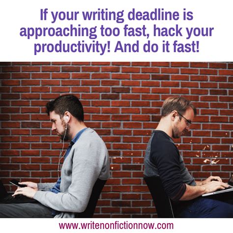 10 Productivity Hacks To Help You Complete A First Draft In 30 Days