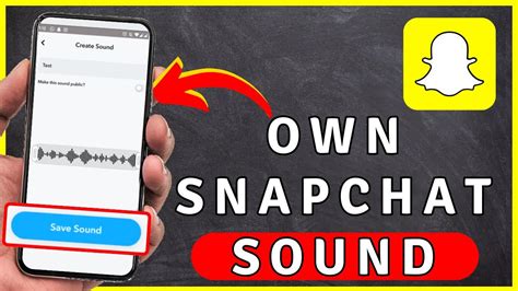 How to Make Your OWN SOUND In Snapchat - Snapchat Tutorial - YouTube