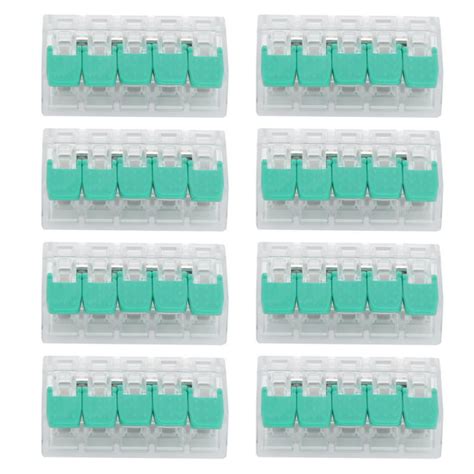 Conector De Terminal Práctico Terminal De Conexión Rápida 20 Piezas Para Cable Industrial Para