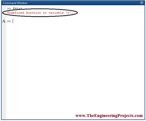 Declaration Of Variables In Matlab The Engineering Projects